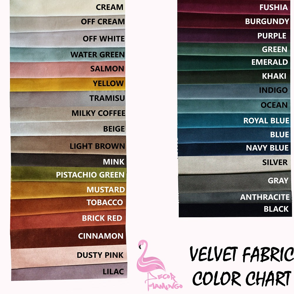 Velvet Fabric Swatches